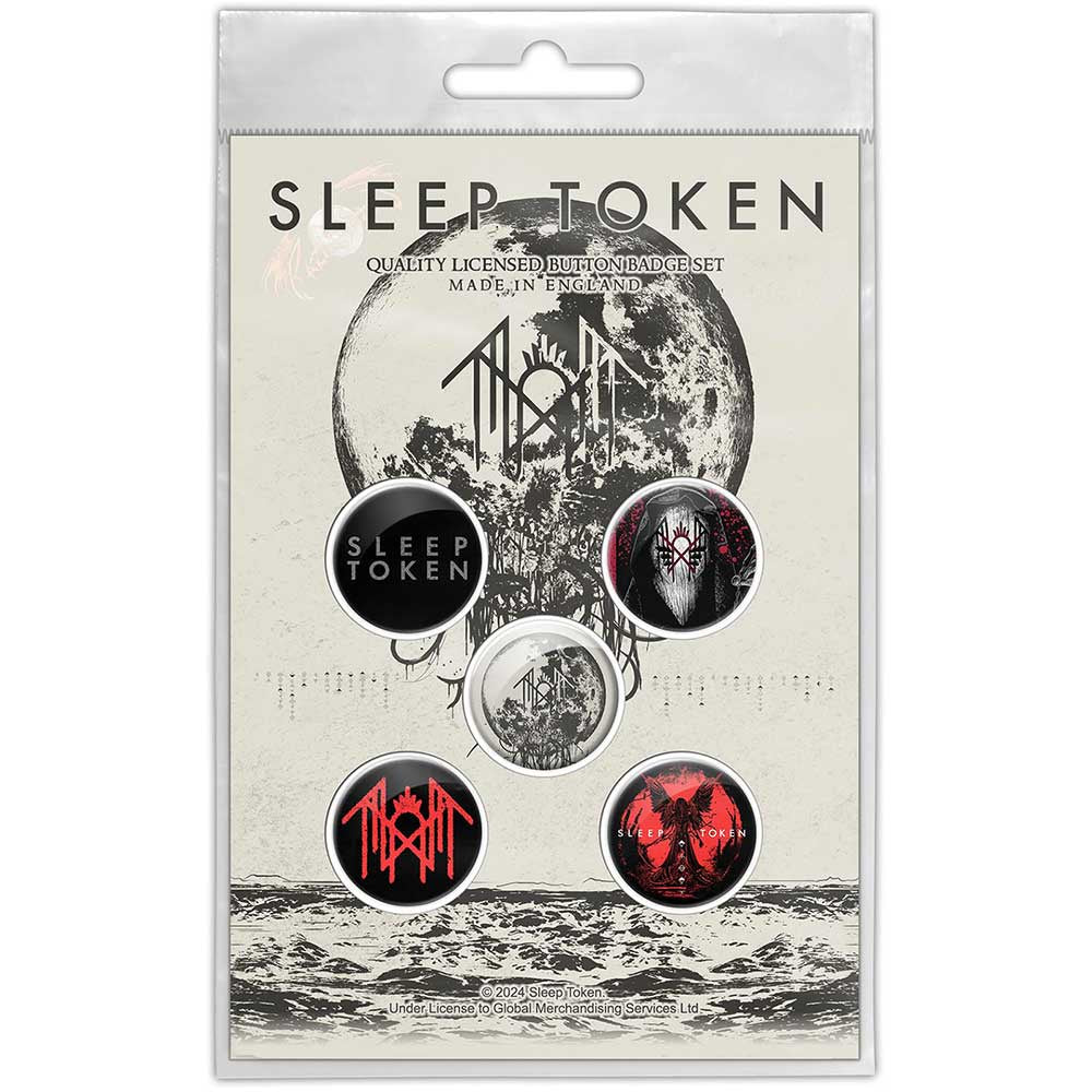 SLEEP TOKEN - Take Me Back To Eden Badge Pack – Cool-Merch