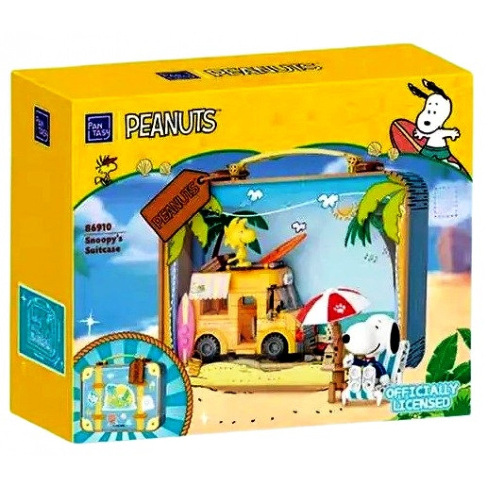 PANTASY : PEANUTS - Snoopy's Suitcase Building Block Set – Cool-Merch