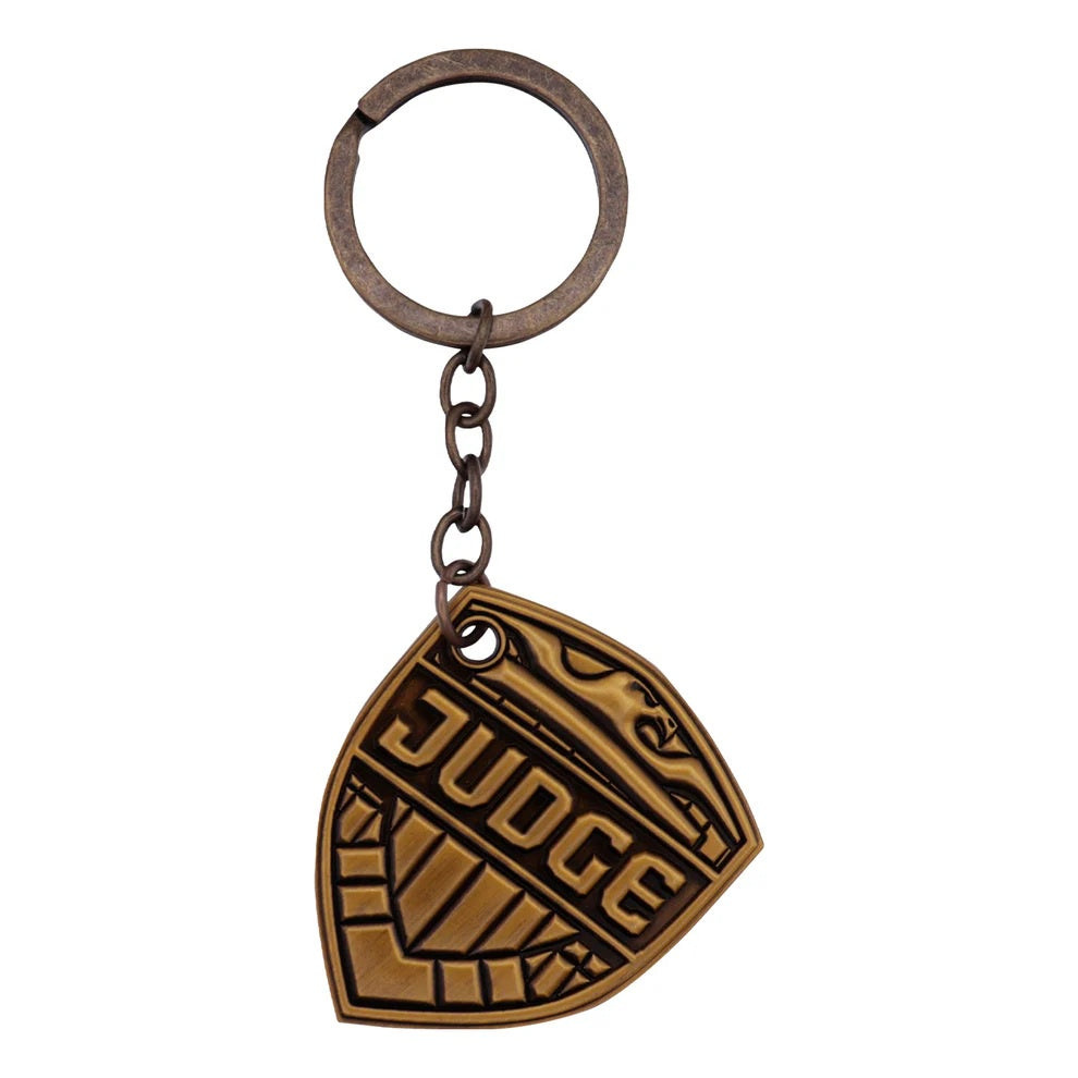 JUDGE DREDD - Badge Keyring – Cool-Merch