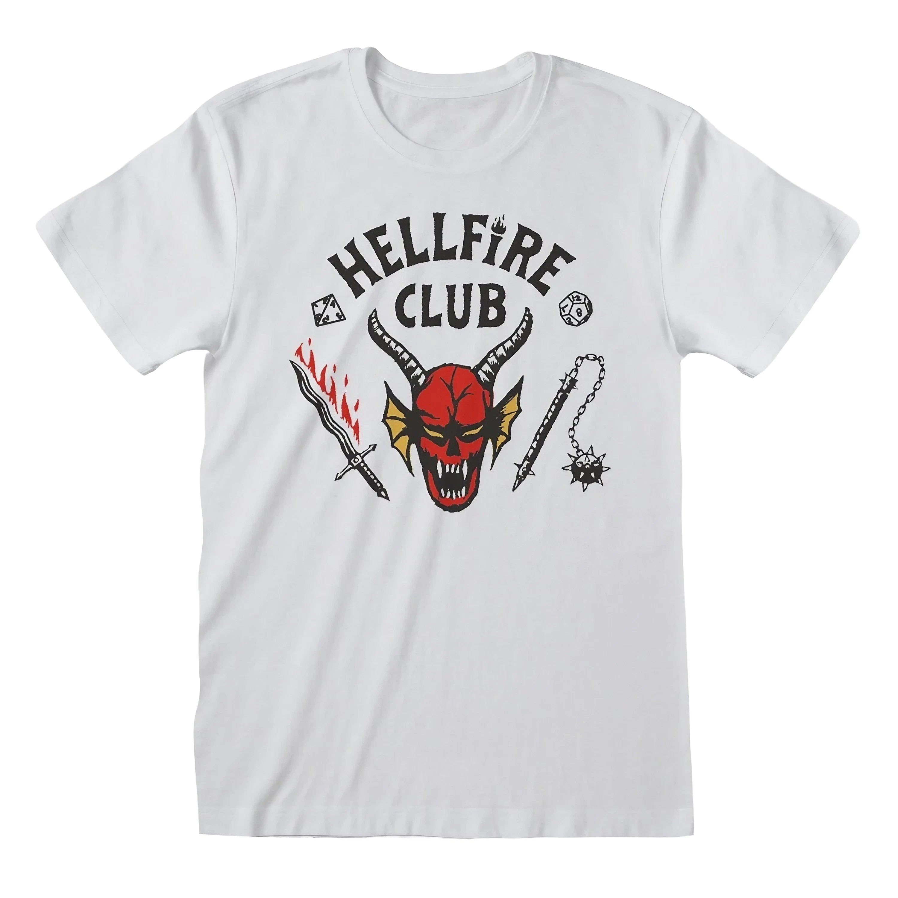 STRANGER THINGS - Hellfire Club White (UK) T-Shirt – Cool-Merch