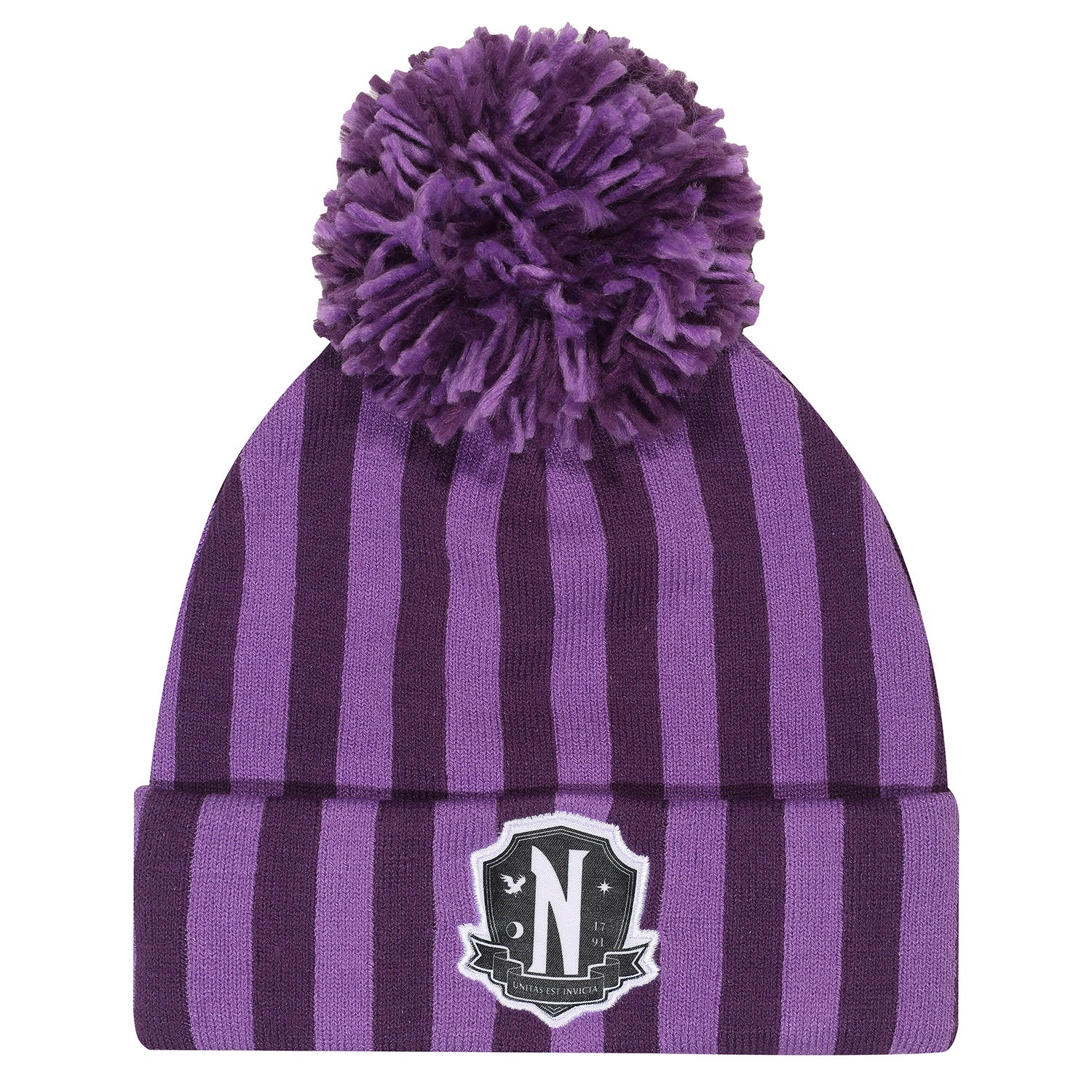 WEDNESDAY - Nevermore Logo Pom Beanie – Cool-Merch