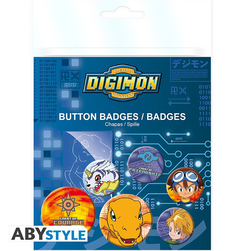 DIGIMON - Tai & Matt Badge Pack – Cool-Merch