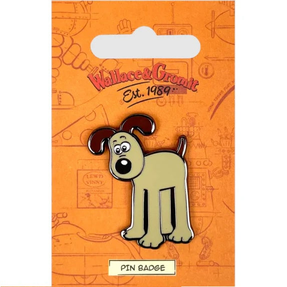 WALLACE & GROMIT - Gromit Pin Badge – Cool-Merch