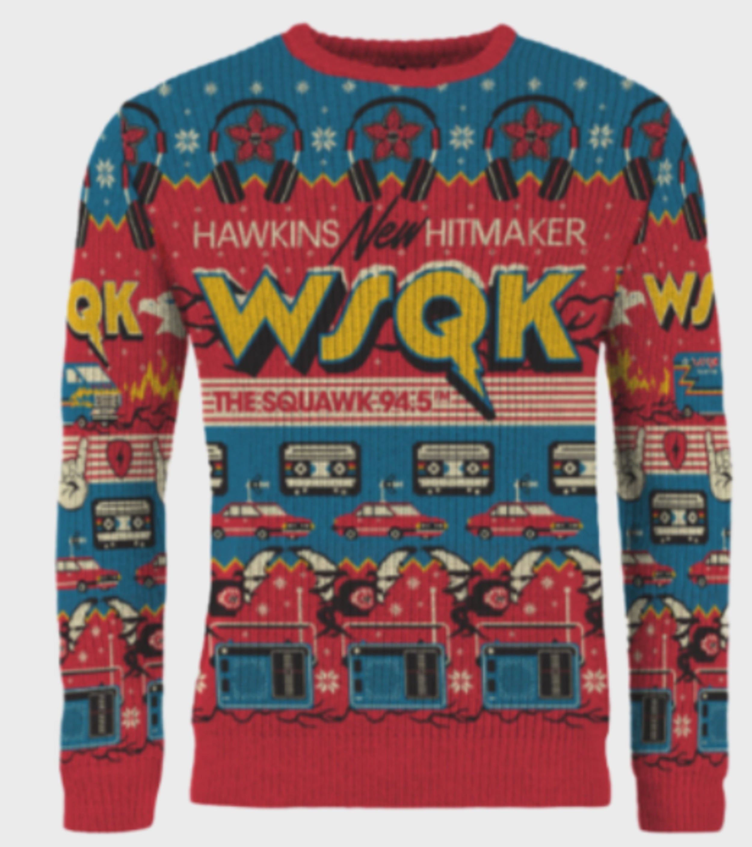 STRANGER THINGS - WSQK Christmas Jumper – Cool-Merch