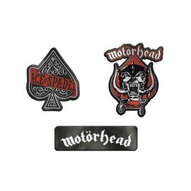 MOTORHEAD - 3-Pack Of Patches – Cool-Merch