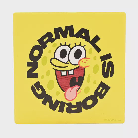 SPONGEBOB SQUAREPANTS - Normal Is Boring Coaster – Cool-Merch