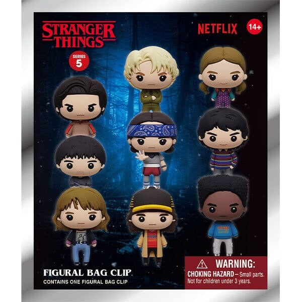 STRANGER THINGS - Series 5 Character Mystery Blind Bag Keyring / Bag C ...