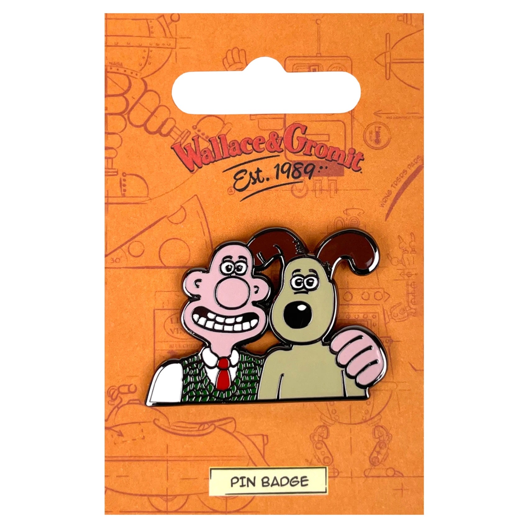 WALLACE & GROMIT - Wallace and Gromit Pin Badge – Cool-Merch