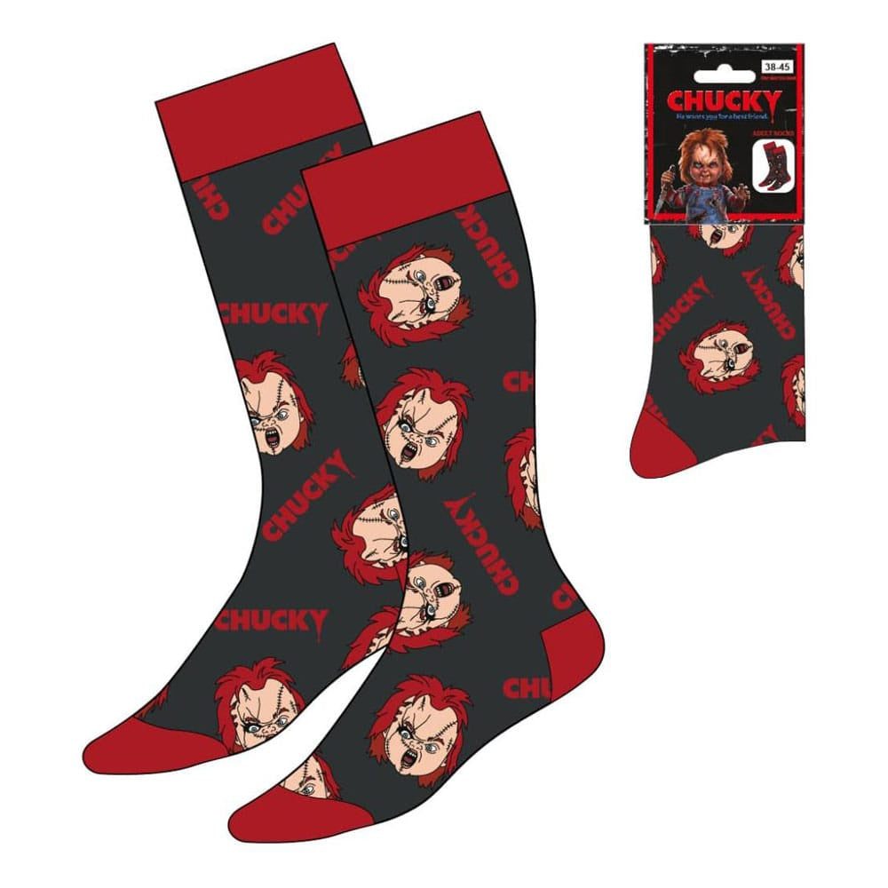CHILD'S PLAY - 5-10.5/11 Chucky Angry Socks – Cool-Merch
