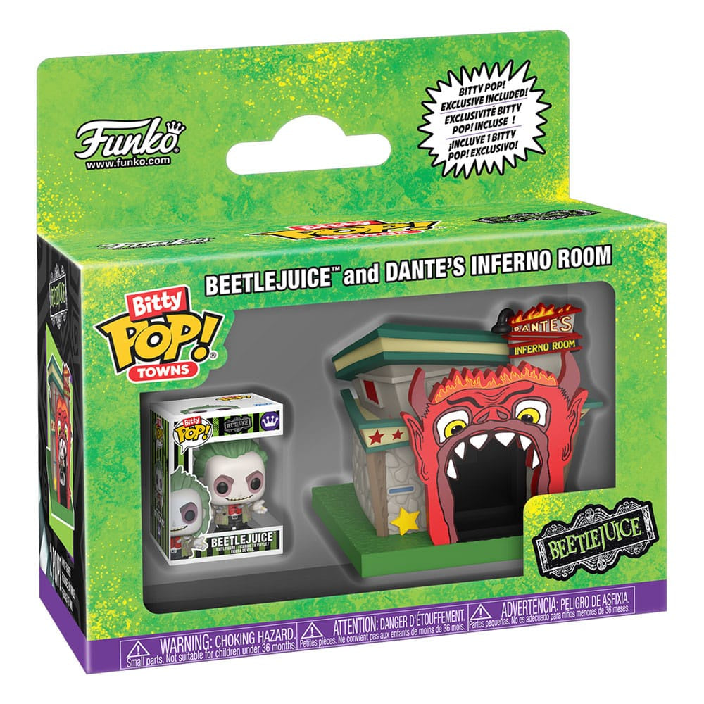 BEETLEJUICE - Beetlejuice & Dante's Inferno Room Bitty Funko Pop! Town ...